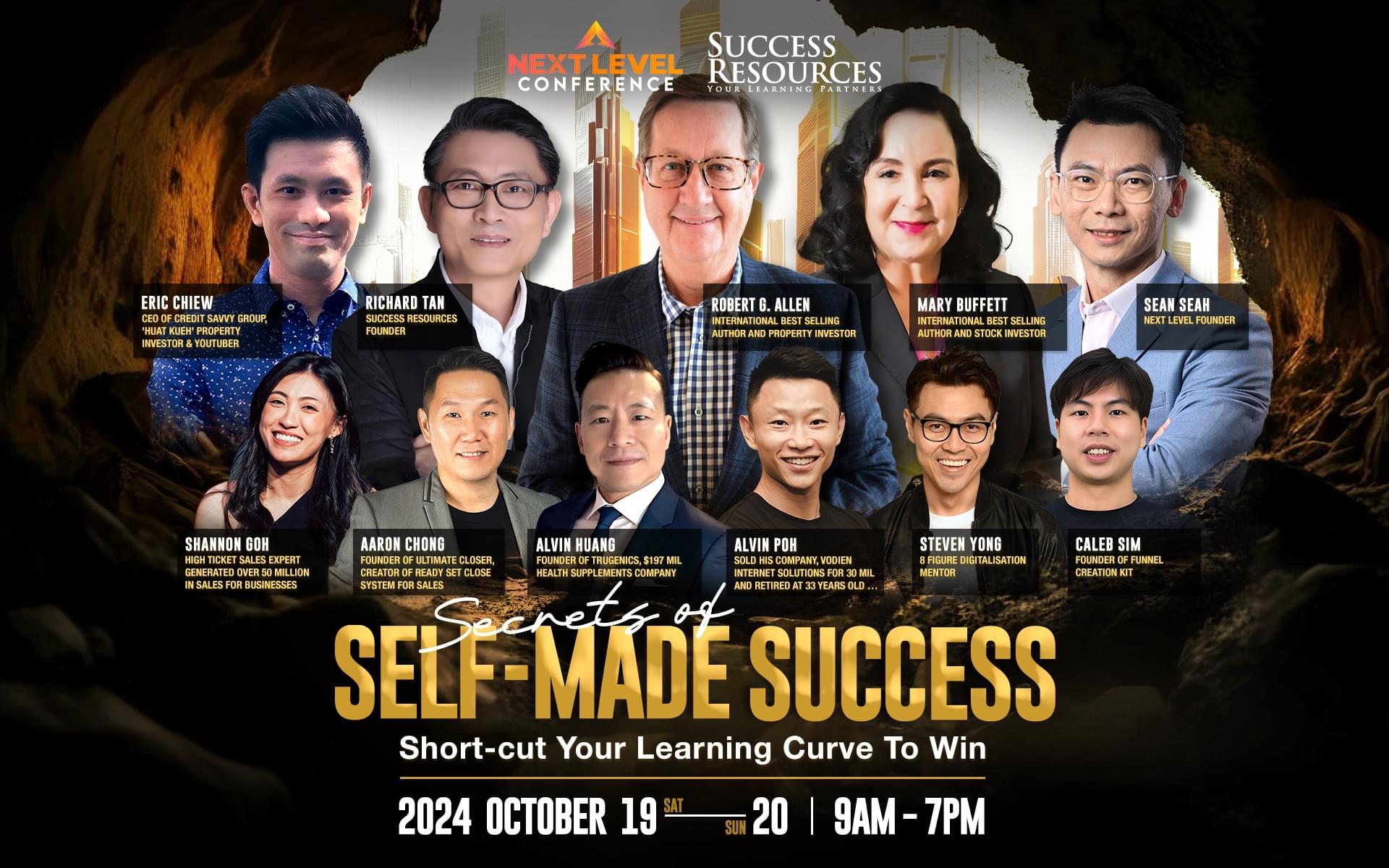 Next Level Conference 2024 Secrets of Self-made Success